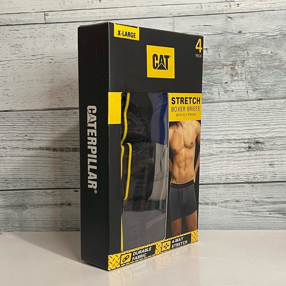 Caterpillar | Underwear & Socks | New Cat 4 Stretch Boxer Briefs With ...